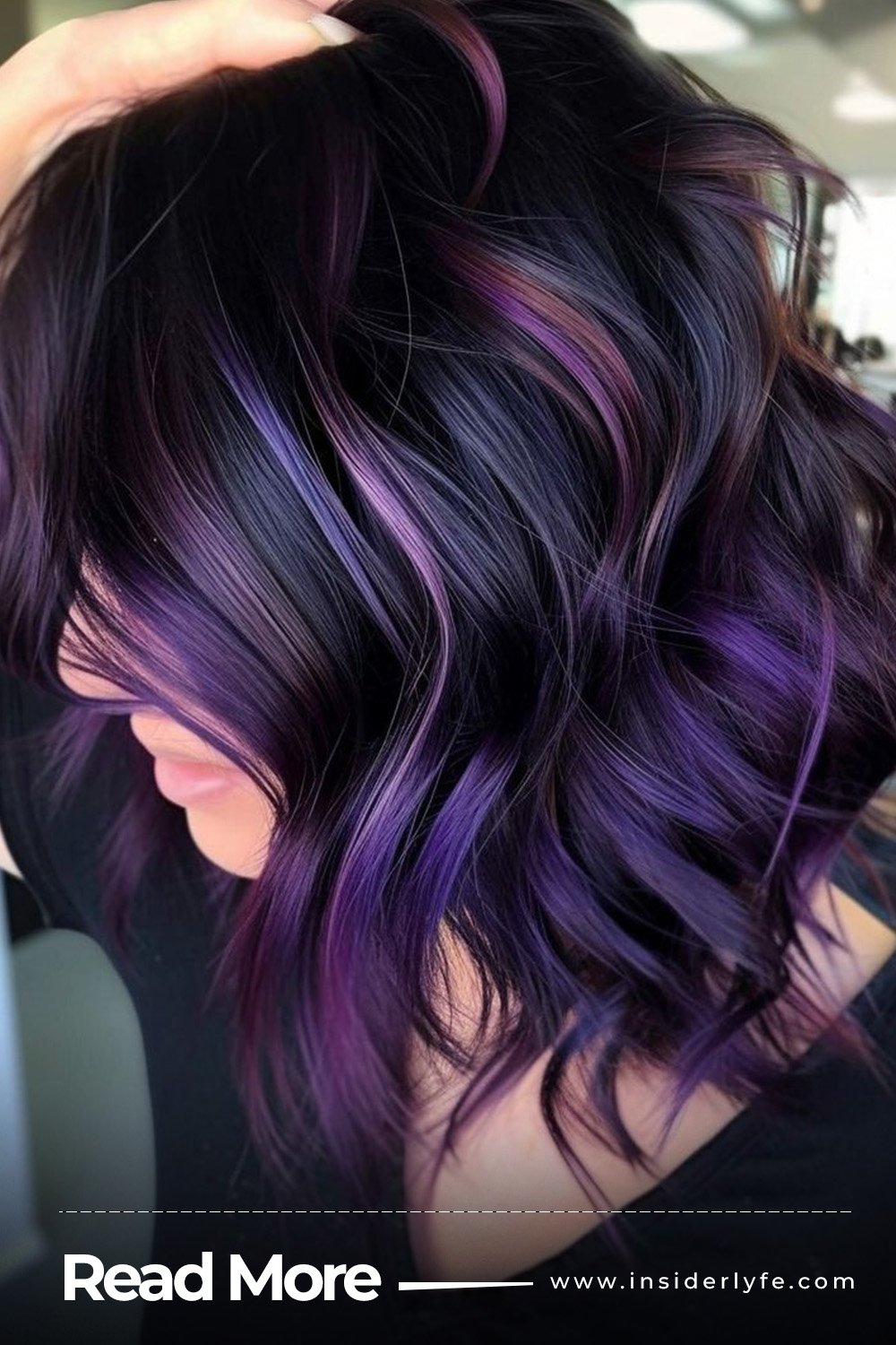 25 Gorgeous Purple Highlights That Complement Any Hair Shade