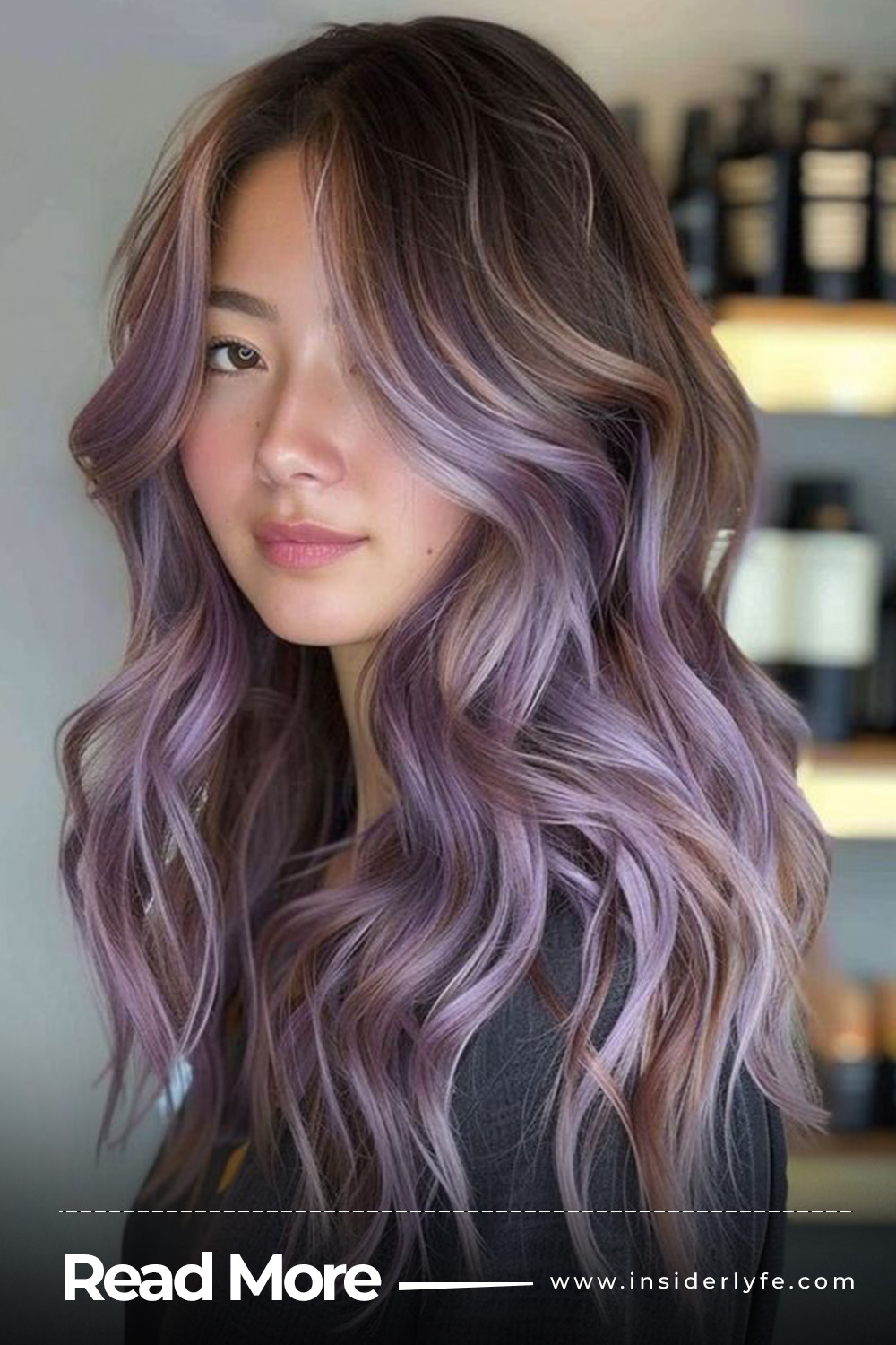 25 Gorgeous Purple Highlights That Complement Any Hair Shade