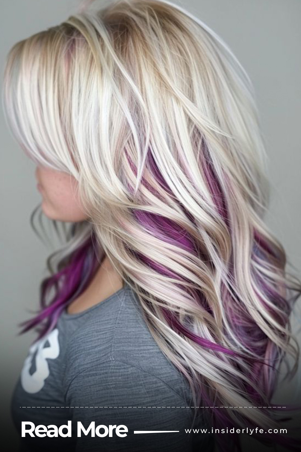 25 Gorgeous Purple Highlights That Complement Any Hair Shade