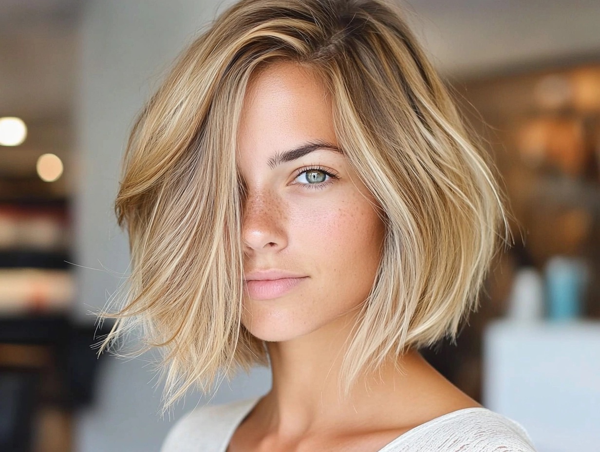 2025’s Hottest Haircut: The Tousled Layered Bob Trend Explained