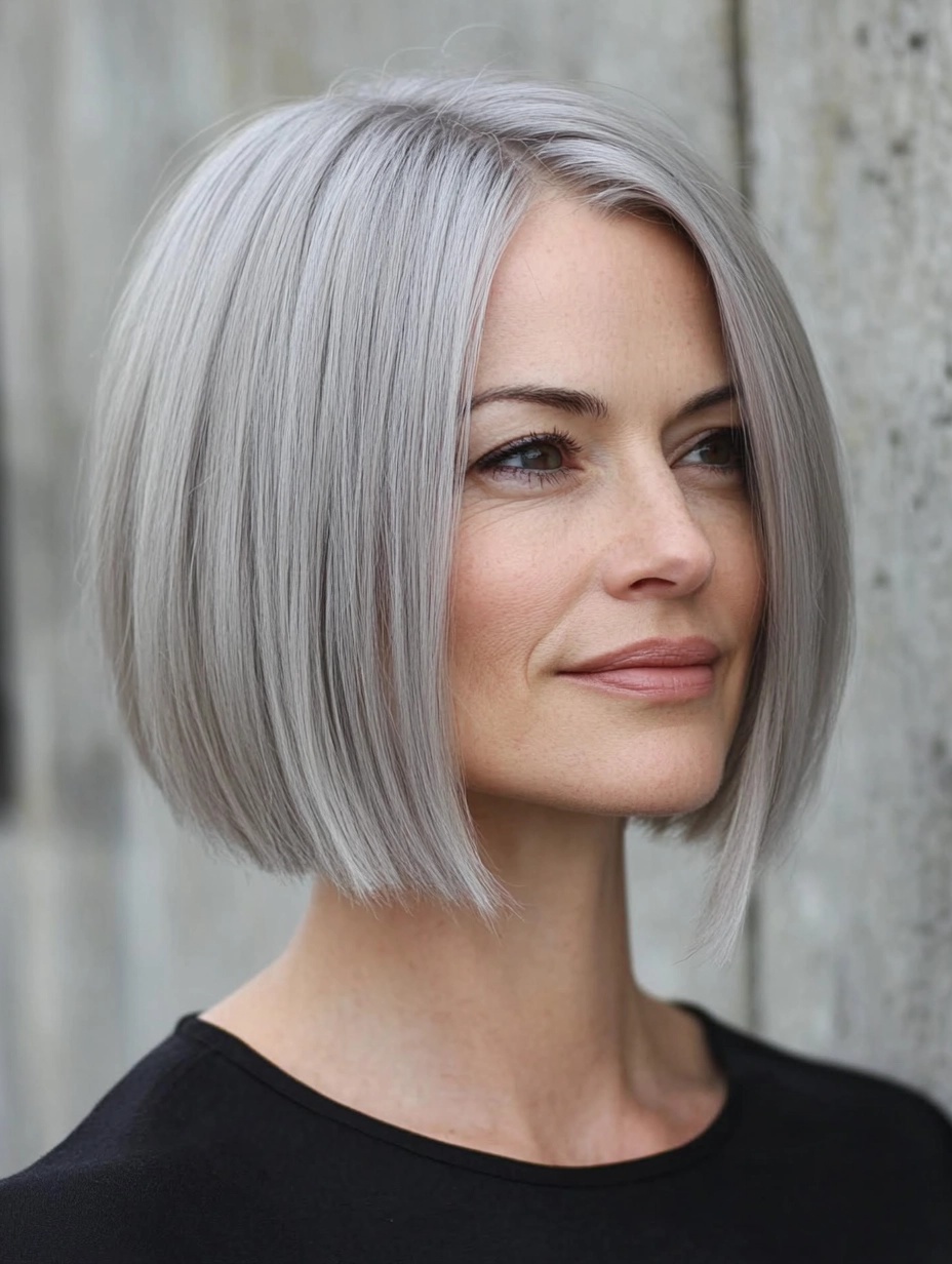 7 Trendy Grey Bob Hairstyles That Flatter Every Face Shape