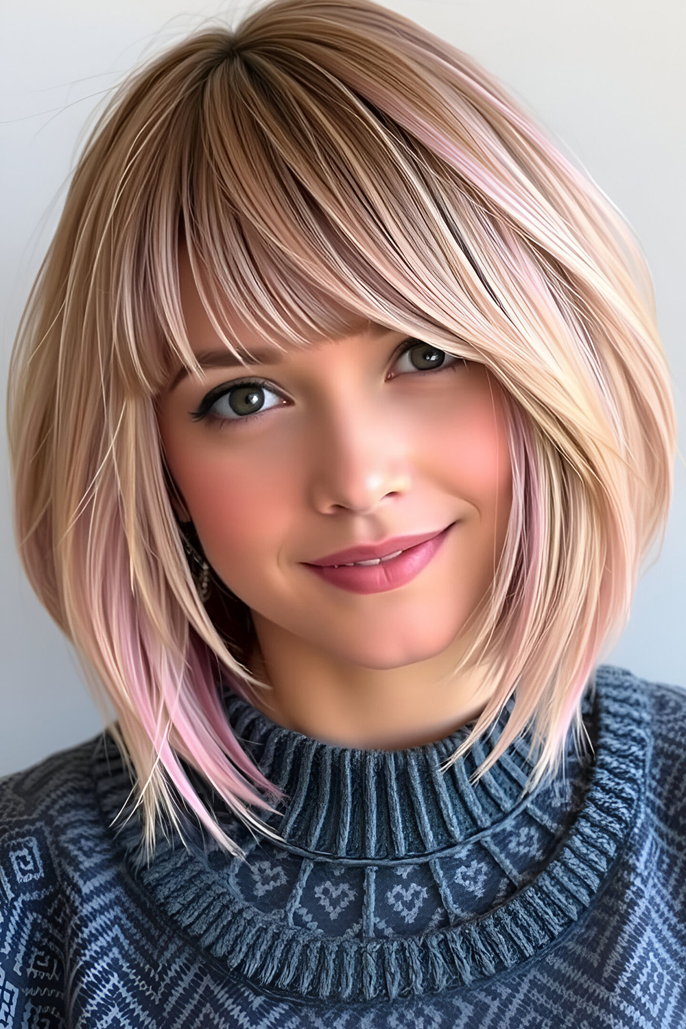 18 Curtain Bangs with Layers