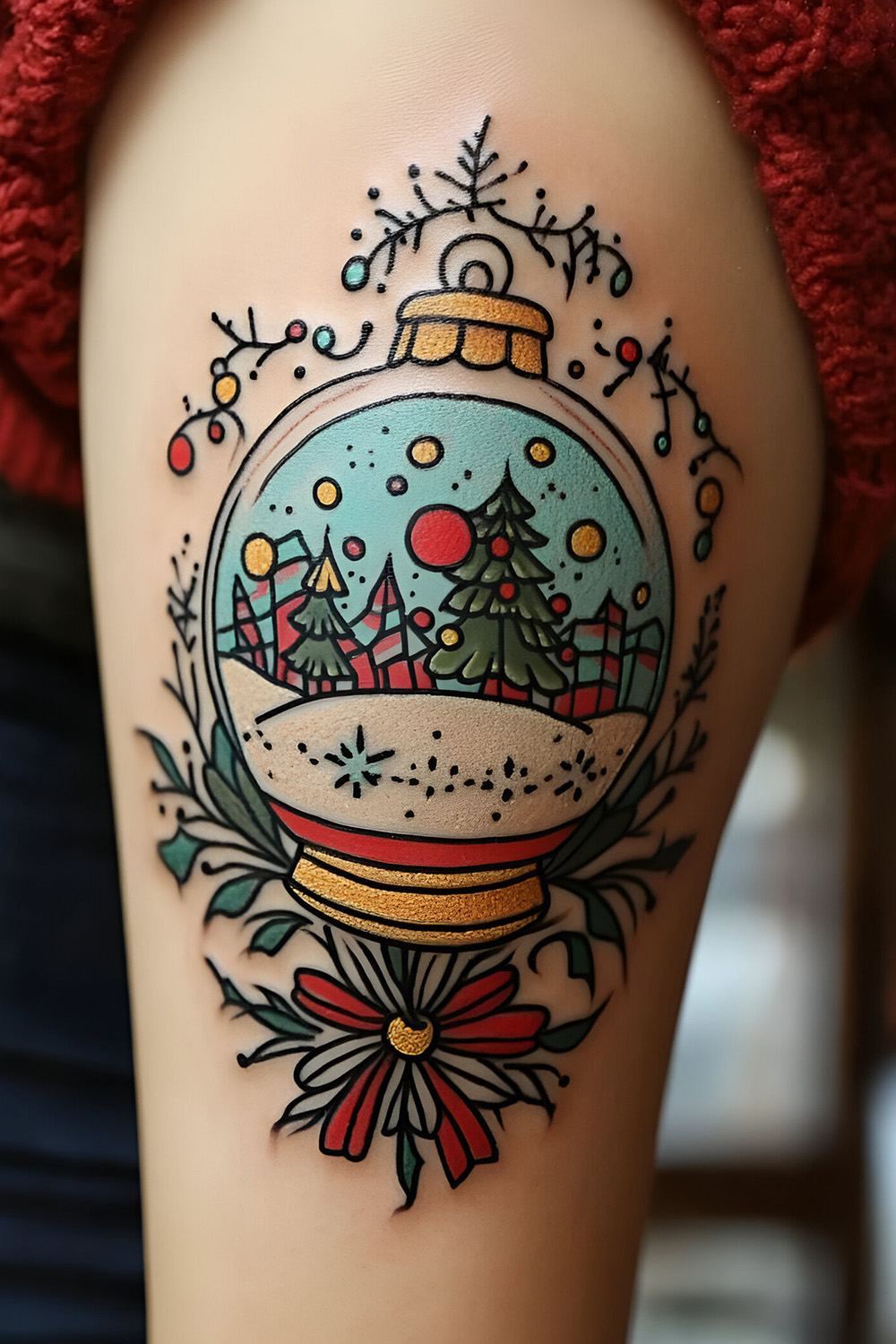 15 Christmas Tattoo Ideas for Men