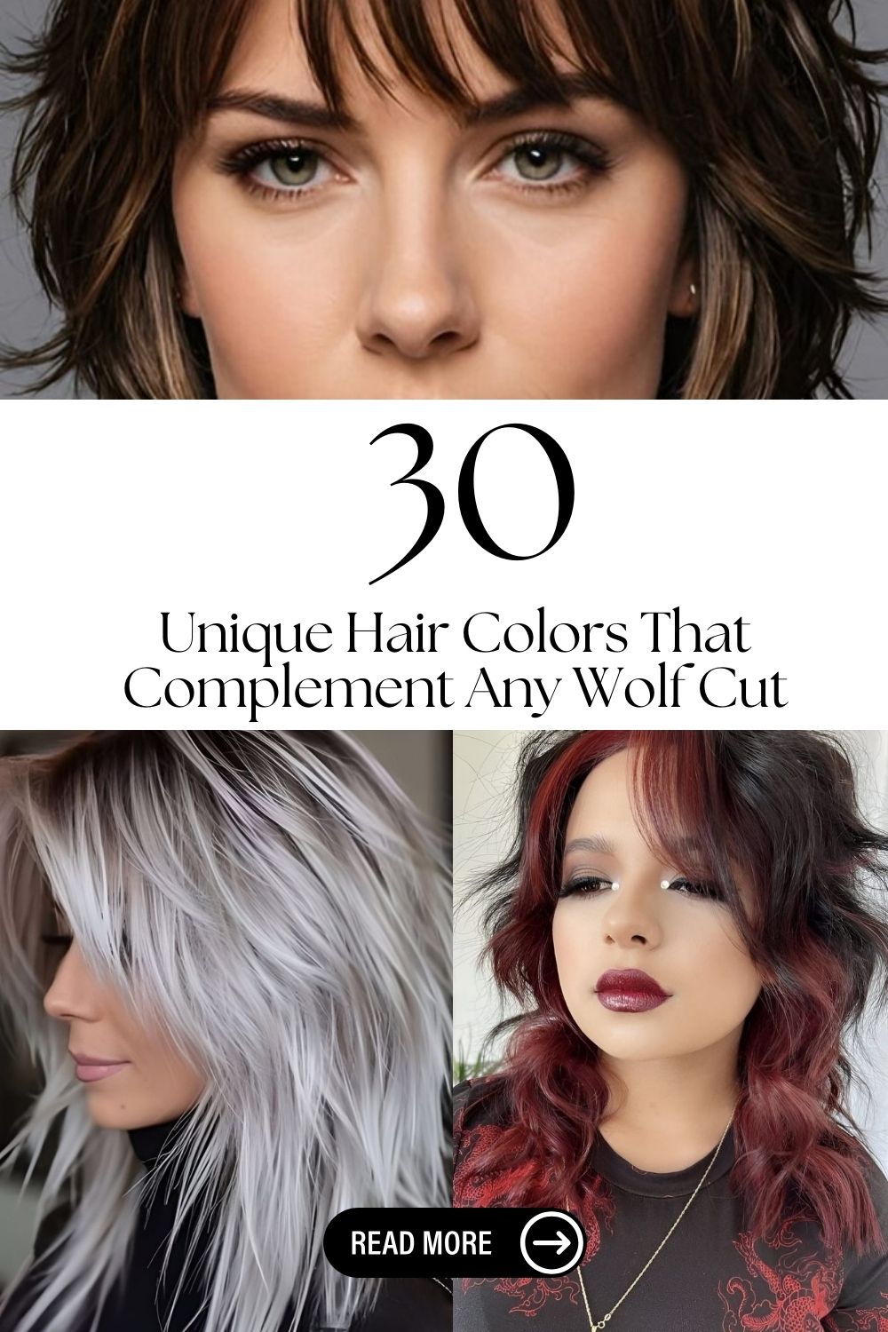 30 Unique Hair Colors That Complement Any Wolf Cut