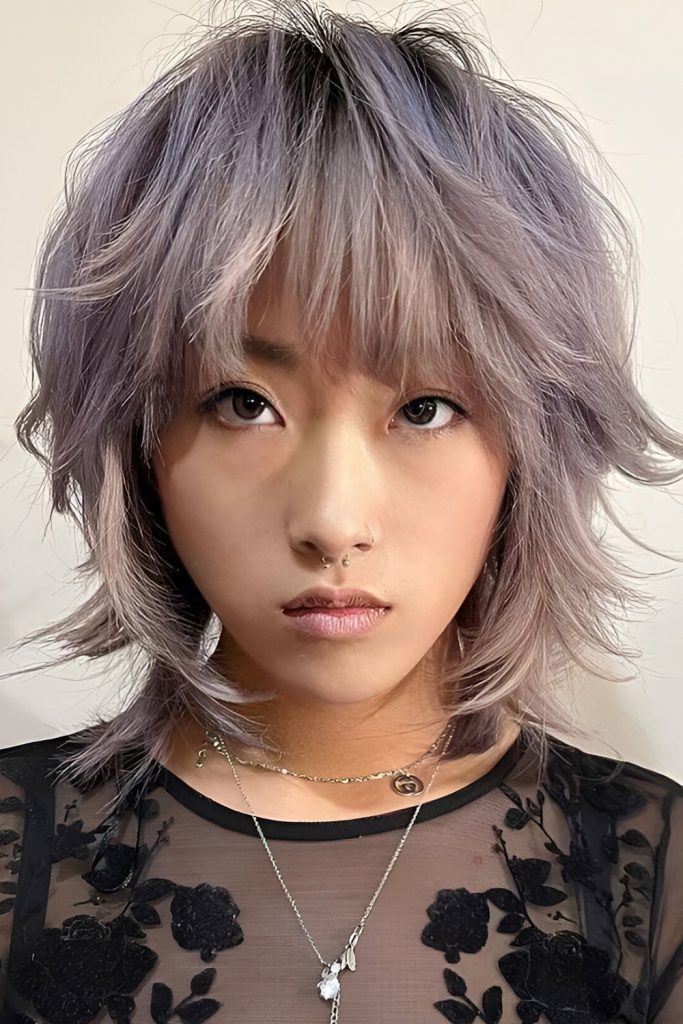 40 Edgy Korean Wolf Cut Ideas For Medium Hair