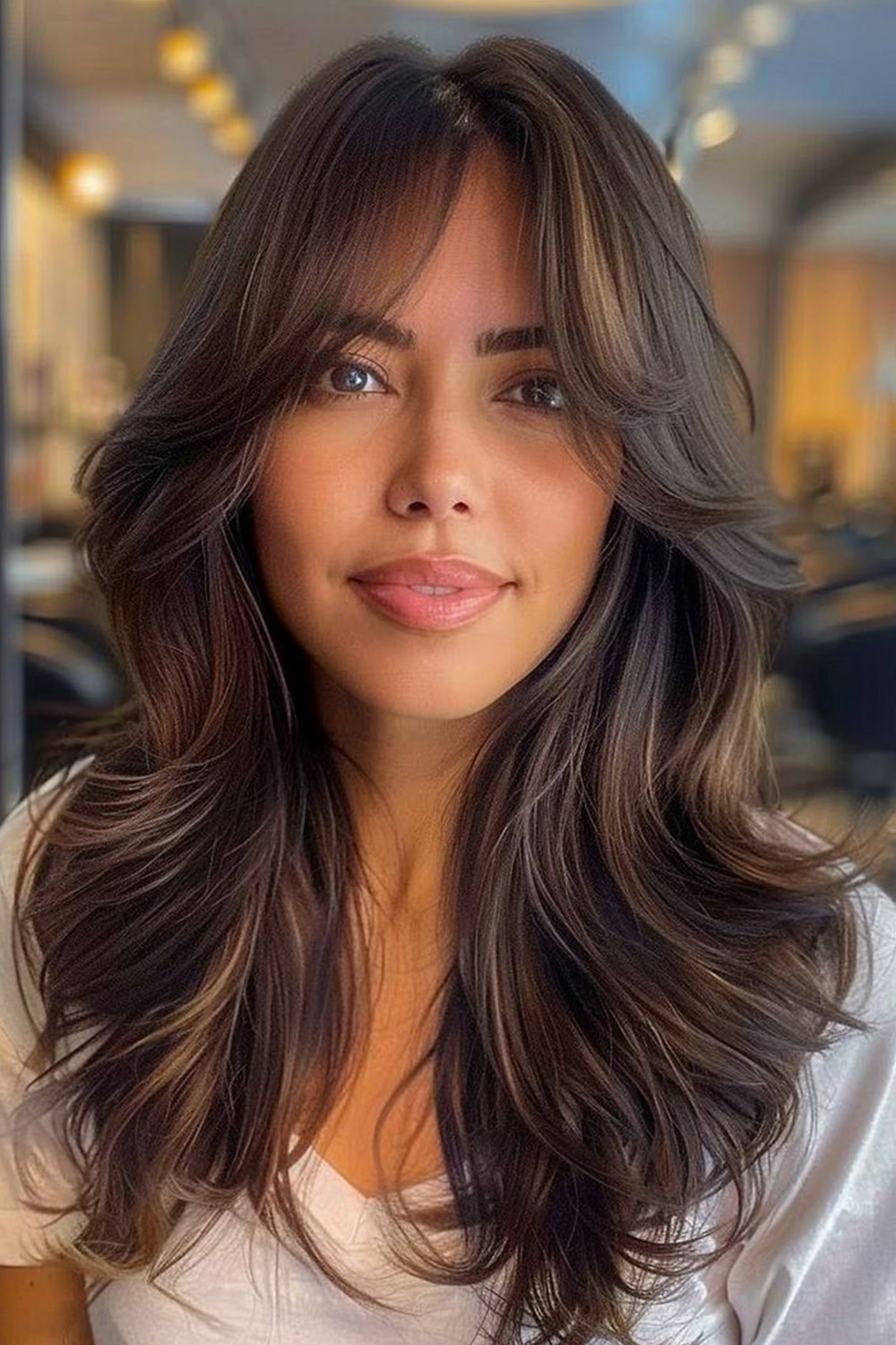 18 Stunning Curtain Bang Looks 2025