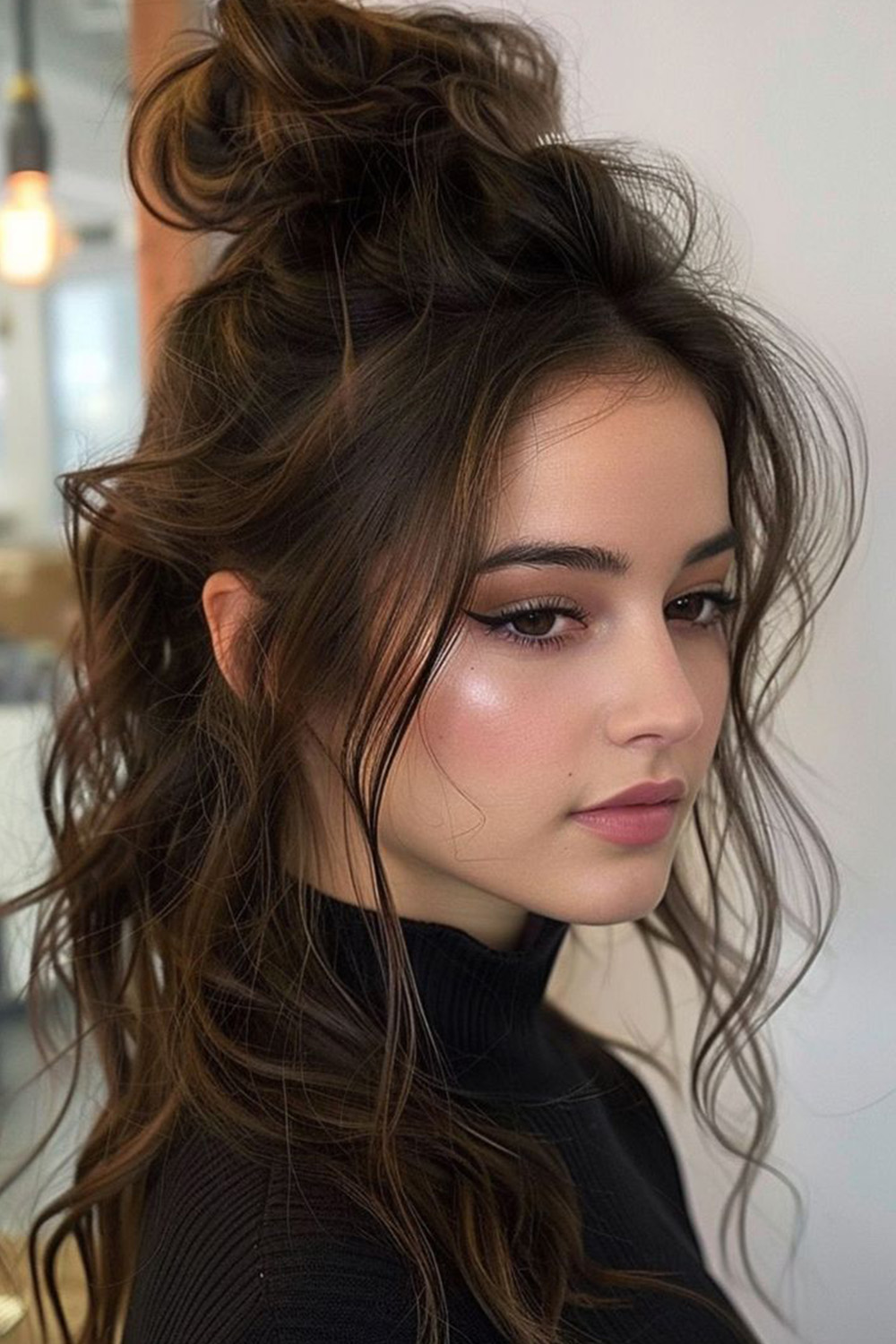 18 Turtle Neck Hairstyles That Say ‘I Woke Up Like This’ (But Better!)