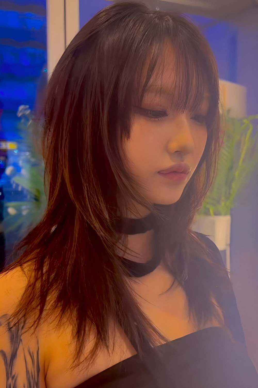 40+ Edgy Korean Wolf Cut Ideas for Medium Hair