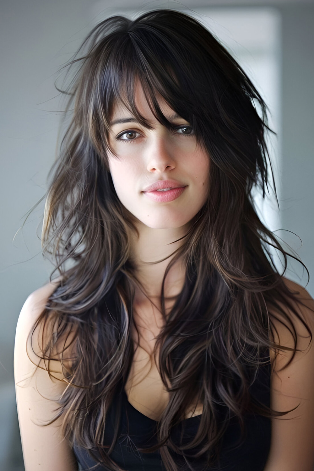 25 Long Wolf Cut Ideas for an Effortless Glam