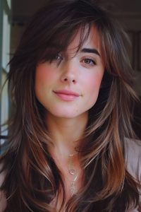25 Long Wolf Cut Ideas for an Effortless Glam