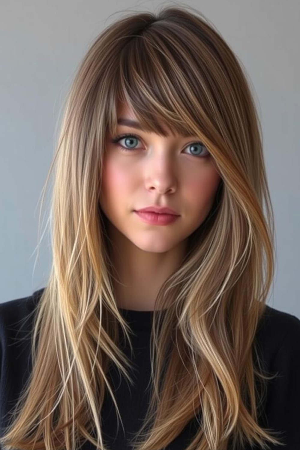 18 Chic Curtain Bangs with Layers for a Flawless Look