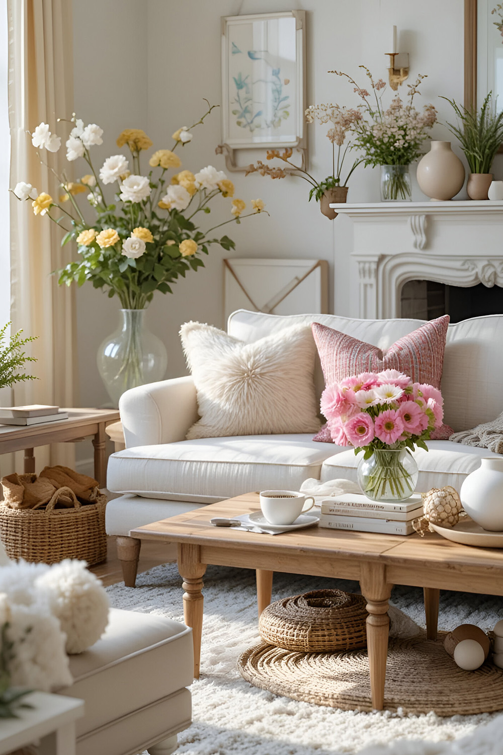 36 Must-Try Spring Decor Ideas for a Fresh Living Room Look - Insiderlyfe