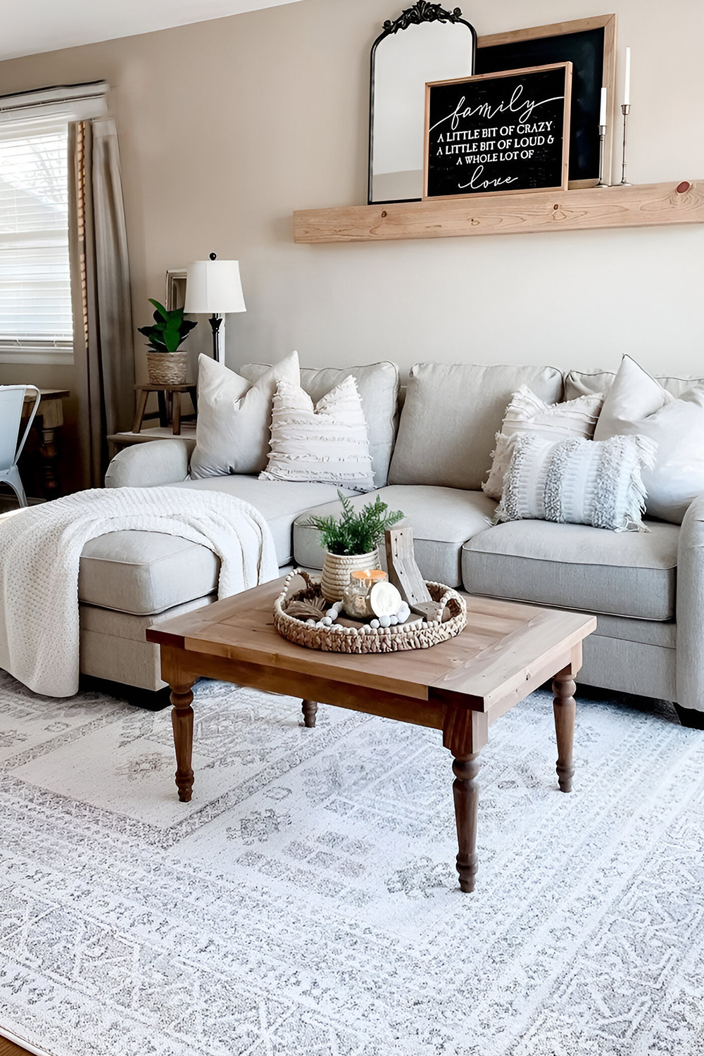 49 Modern Farmhouse Living Room Ideas for a Cozy & Elegant Space ...