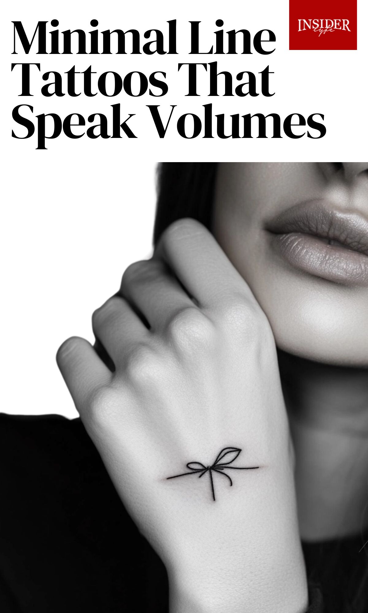 Effortless Elegance: Minimal Line Tattoos That Speak Volumes - Insiderlyfe