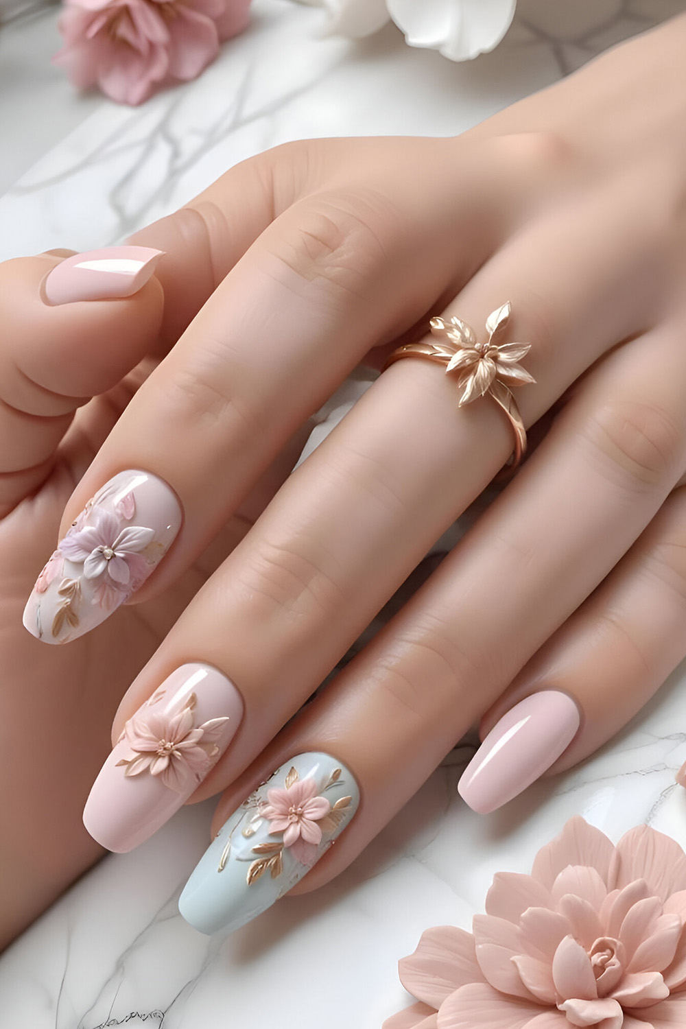 30 Easy & Elegant Nail Designs for Springtime - Insiderlyfe