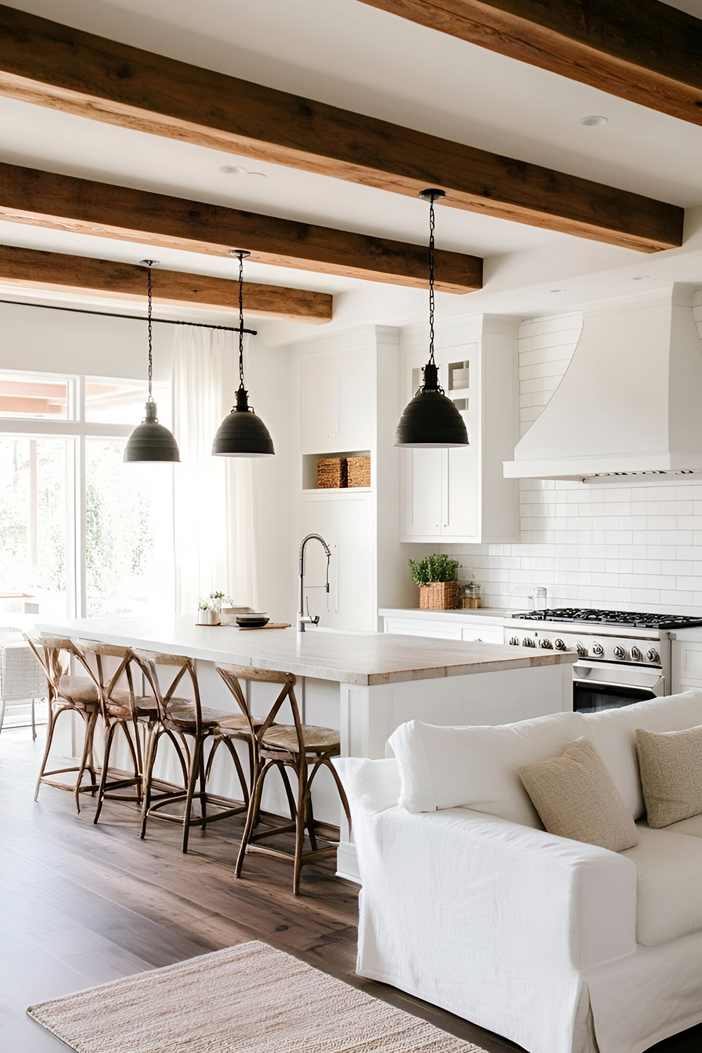 49 Gorgeous Modern Farmhouse Living Room Styles to Try - Insiderlyfe