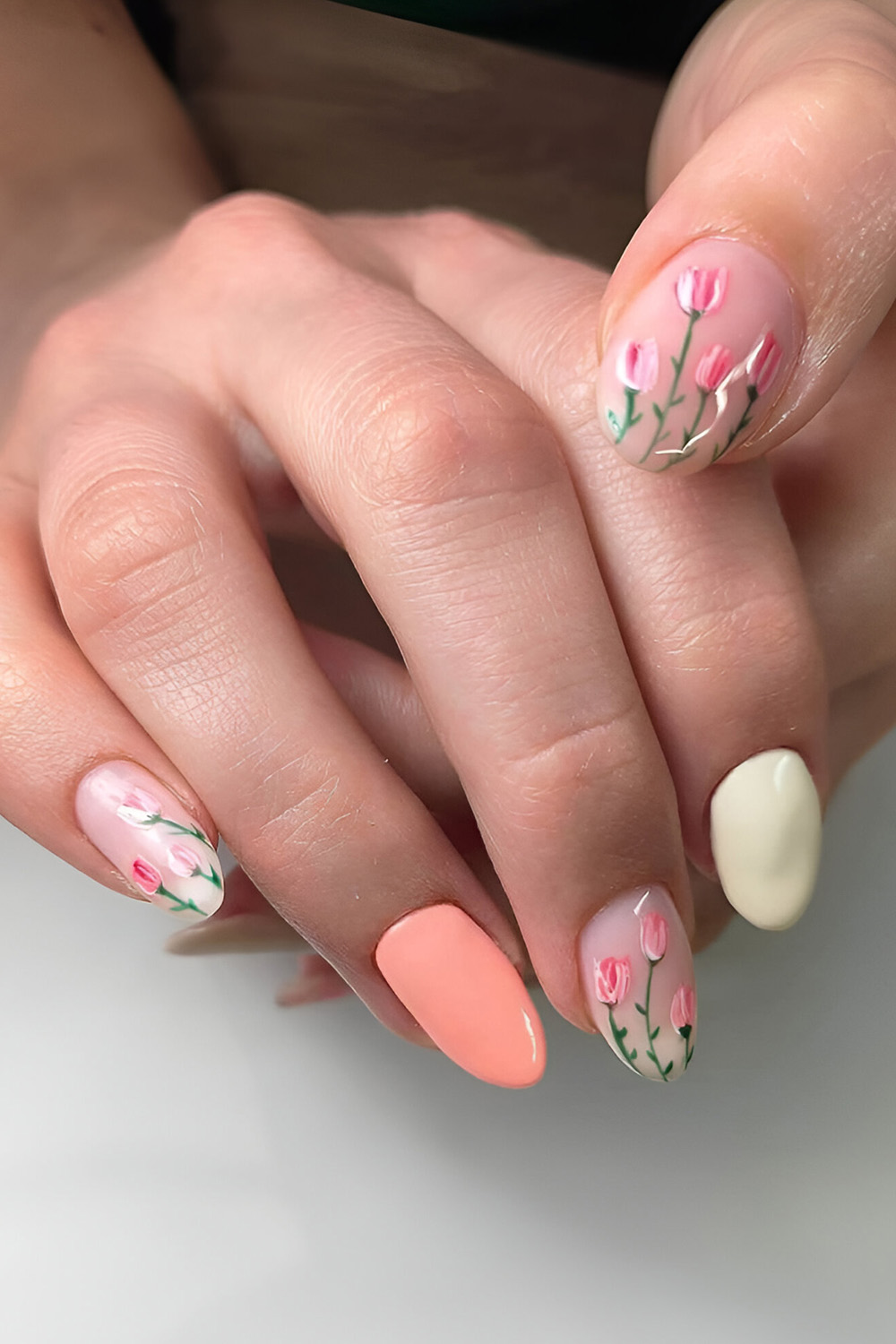 Welcome Spring with These 30 Floral Nail Ideas - Insiderlyfe