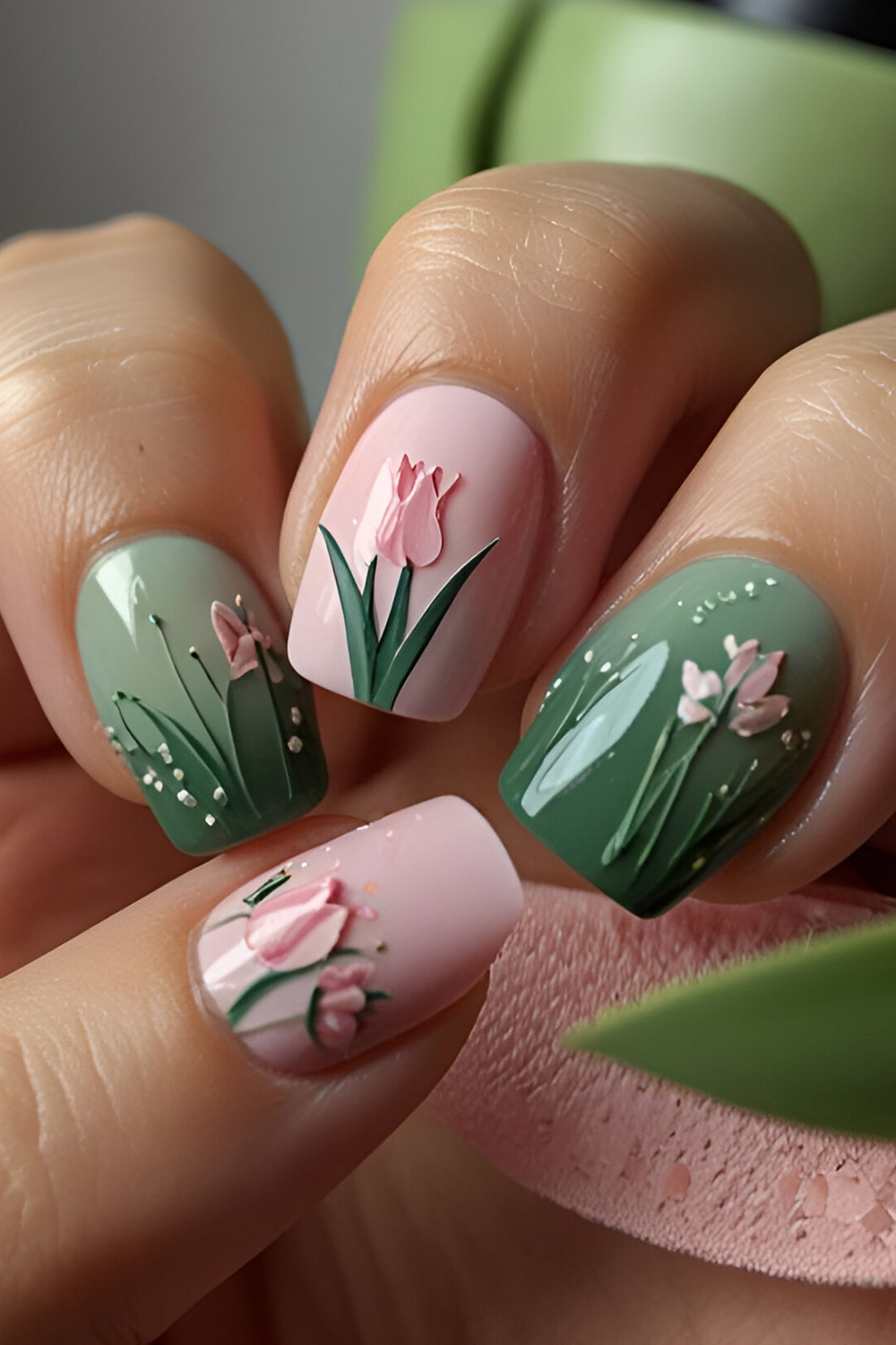Welcome Spring with These 30 Floral Nail Ideas - Insiderlyfe