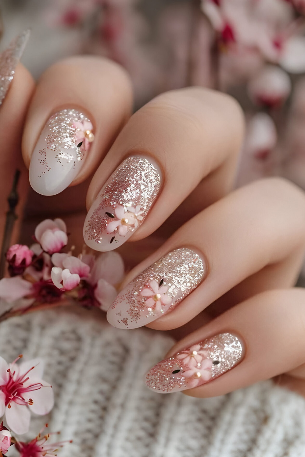 Welcome Spring with These 30 Floral Nail Ideas - Insiderlyfe