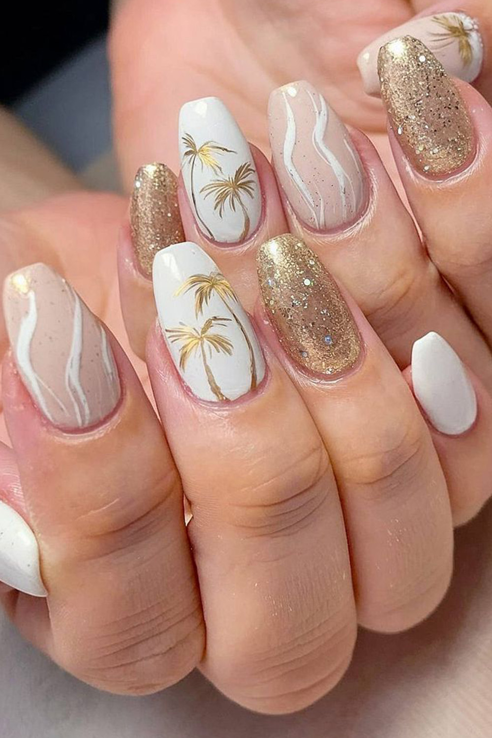 28 Vacation-Ready Tropical Nail Designs - Insiderlyfe