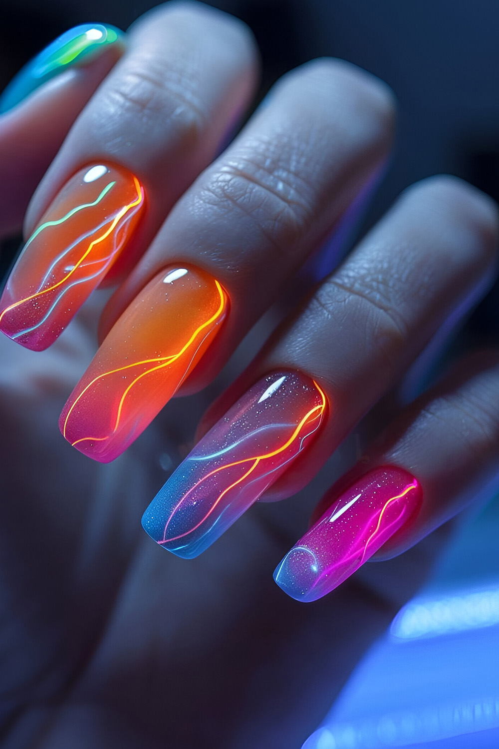 30+ Bright Neon Nail Ideas That Scream Summer - Insiderlyfe