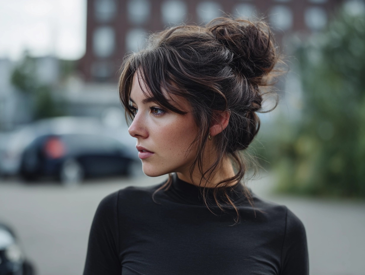 12+ Messy Buns Photos That Are Cute, Quick and Always On Point ...