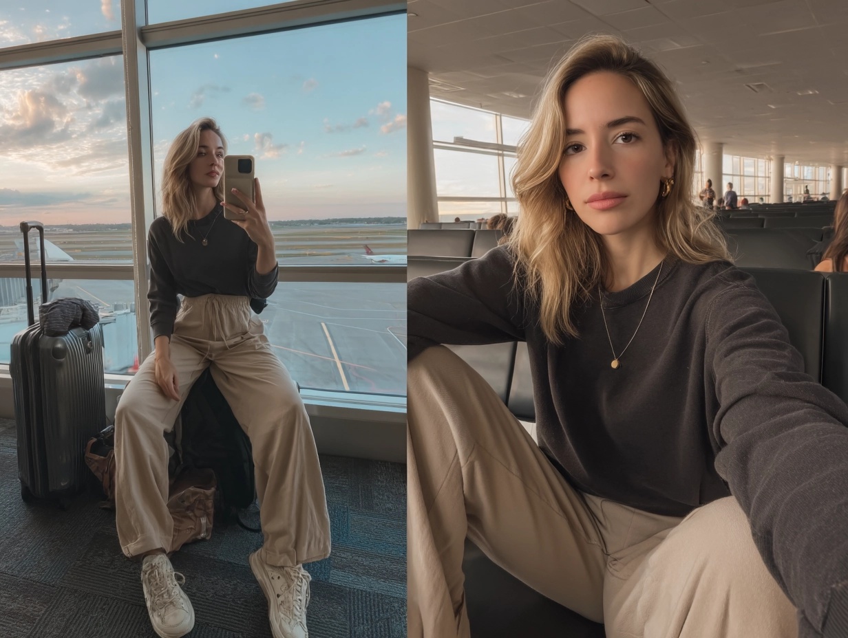 15+ Travel Outfits That Keep You Comfortable From Takeoff to Touchdown ...