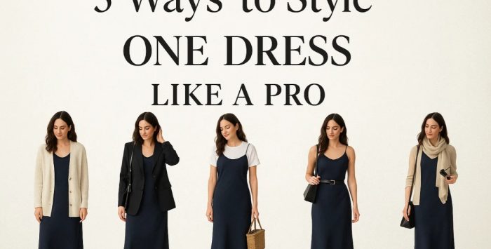 5 Ways to Style One Dress Like a Pro