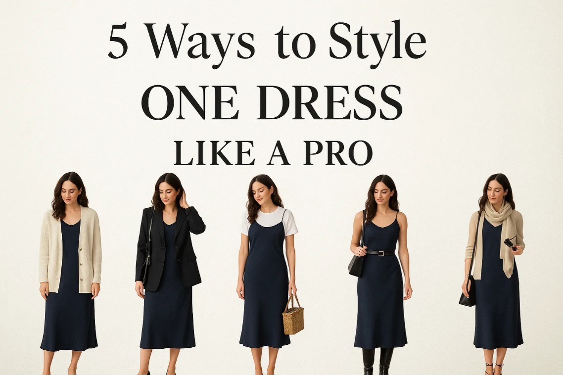 5 Ways to Style One Dress Like a Pro