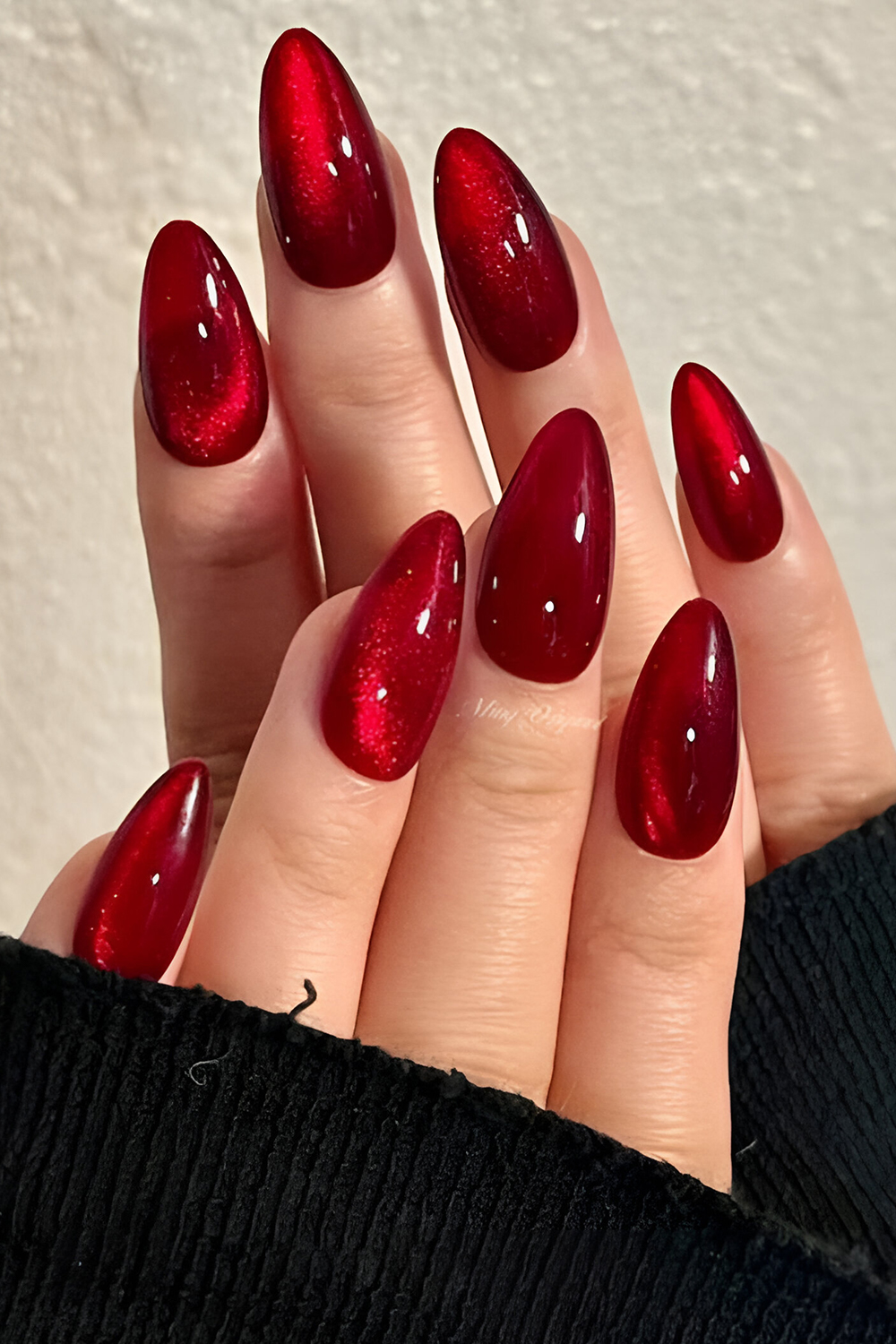 15+ Dark Cherry Red Nail Ideas That Exude Effortless Luxury - Insiderlyfe