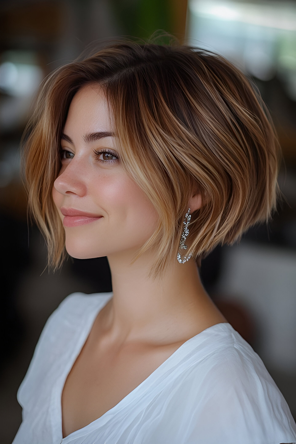 25 Best Bob Cuts That Slim and Define Round Faces - Insiderlyfe