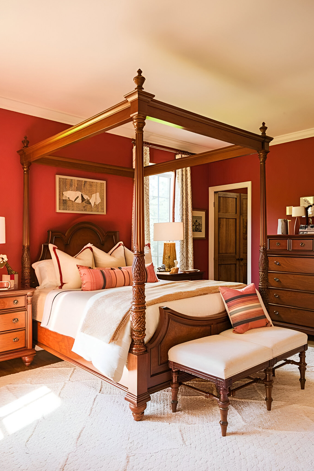 25+ Cherry-Inspired Bedrooms with Retro Romance Vibes - Insiderlyfe
