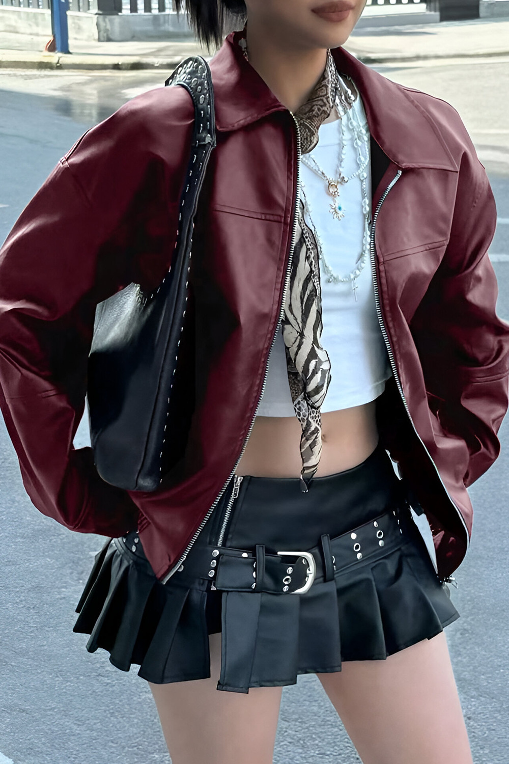 19+ Dark Cherry Red Outfits That Make Confidence Look Effortless ...