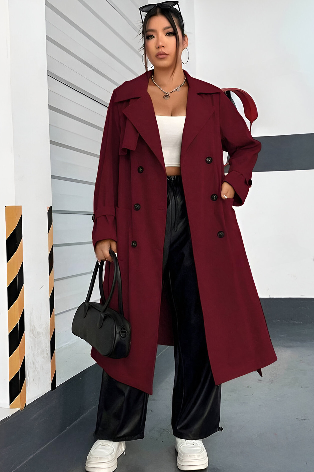 19+ Dark Cherry Red Outfits That Make Confidence Look Effortless ...