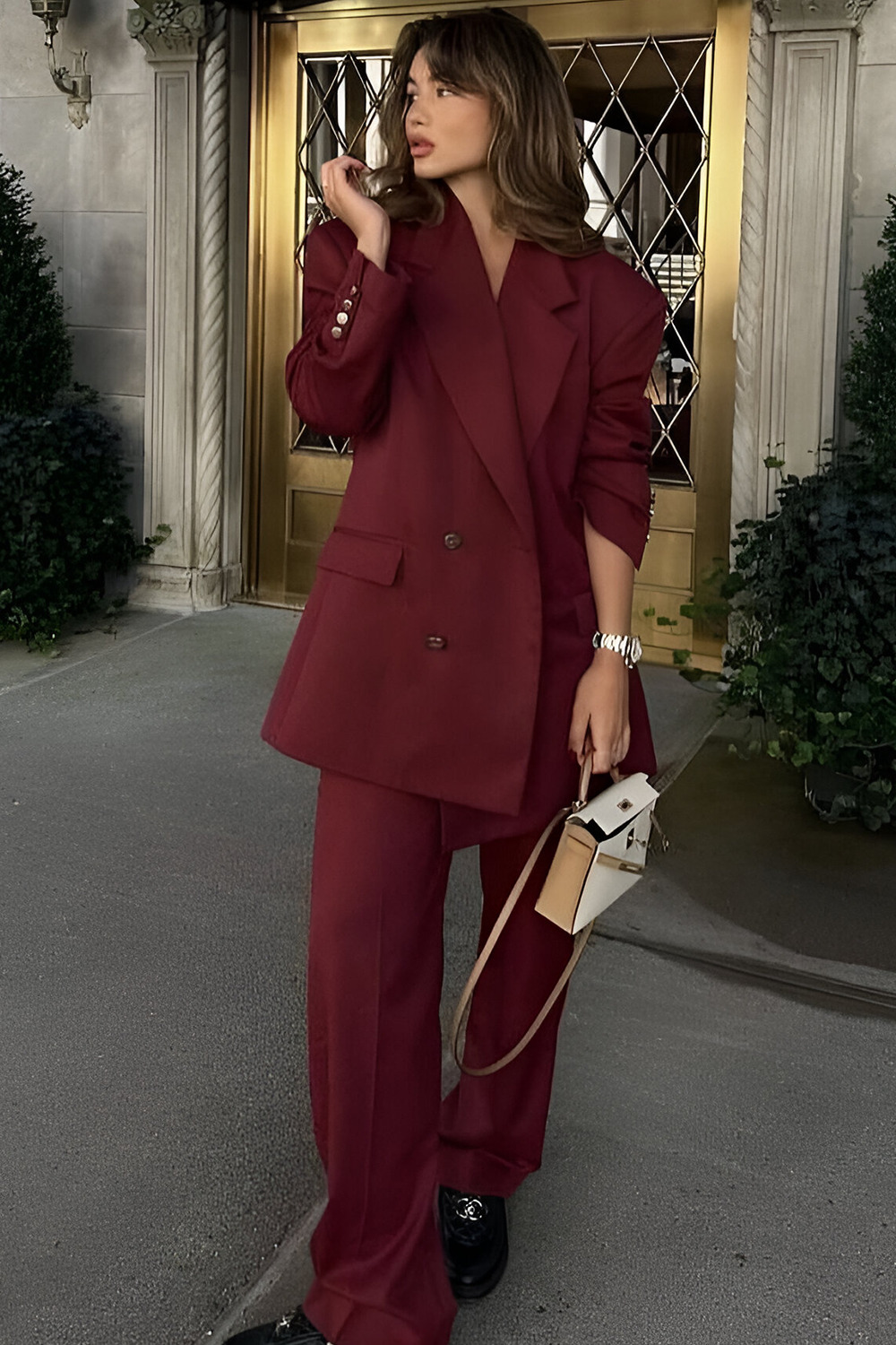 19+ Dark Cherry Red Outfits That Make Confidence Look Effortless ...