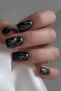 Stay Moody: 25 Summer Goth Nail Looks to Try - Insiderlyfe