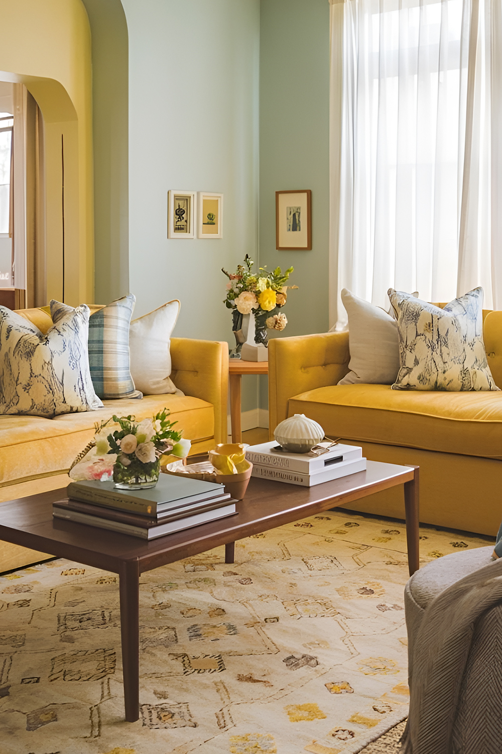 20 Chic Yellow Living Rooms That Make a Statement - Insiderlyfe