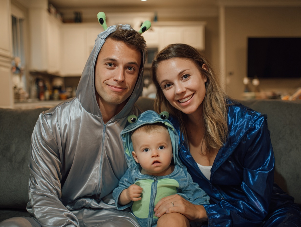 10 Space-Themed Family Costumes With Baby Alien - Insiderlyfe