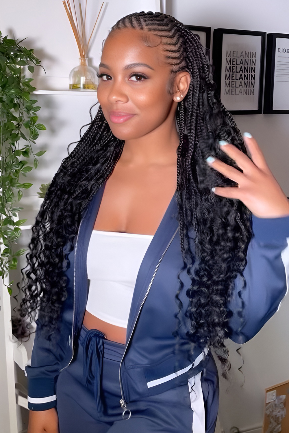 Braids with a Twist: 15 Fulani Knotless Styles - Insiderlyfe